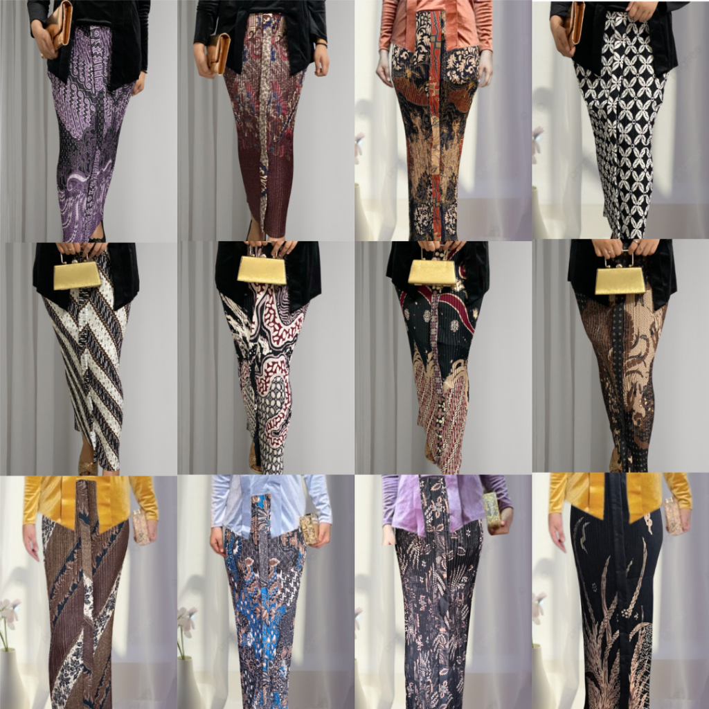 Jual Termurah! Rok Batik Plisket Wiru/Wiron untuk kondangan wisuda ...