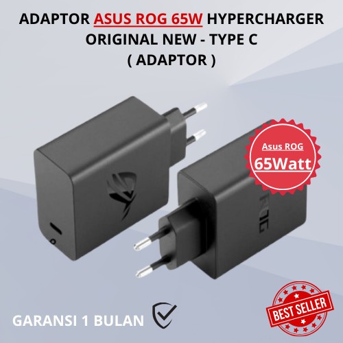 Jual Adaptor ASUS ROG 65W Hyper Charging Type C Original | Shopee Indonesia