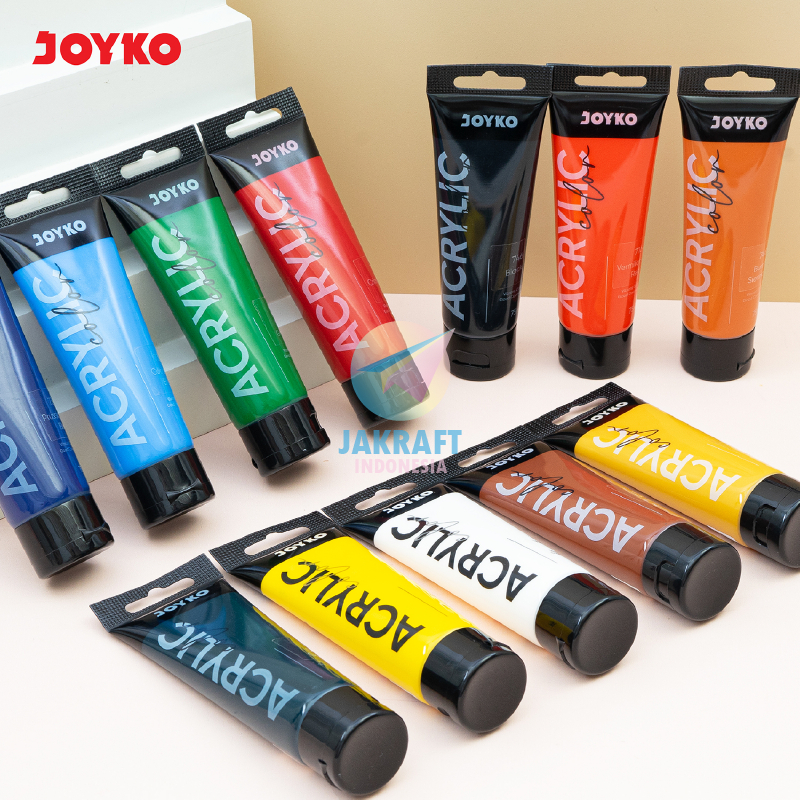Jual (1 Pcs) Cat Lukis Akrilik Per Warna JOYKO ACC-B75 Acrylic Color ...