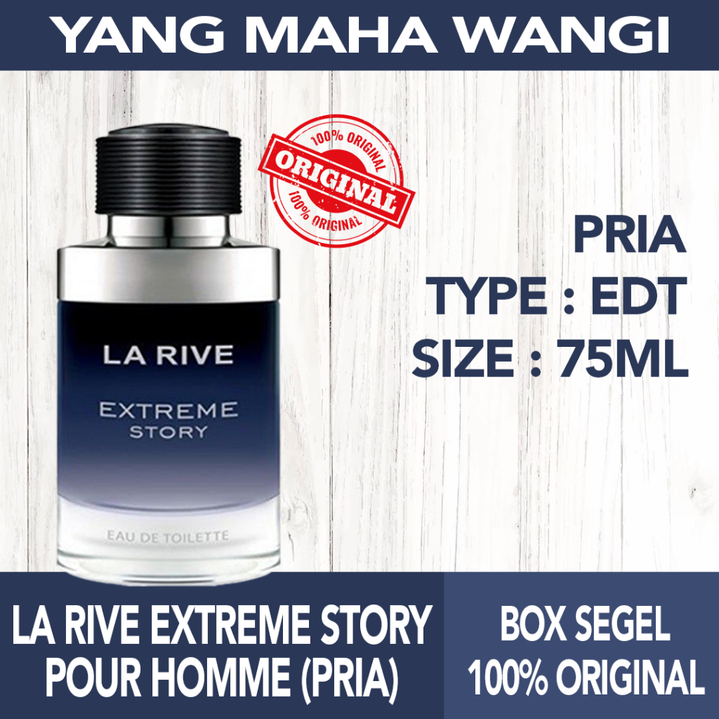 Jual PARFUM ORIGINAL LA RIVE EXTREME STORY FOR MAN EDT 75ML (BOX SEGEL ...