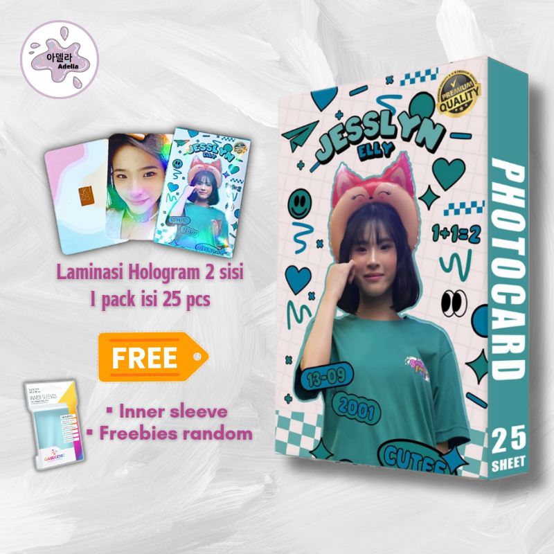 Jual Photocard JKT48 Jesslyn Hologram ( Lyn ) - 2 Sisi - 1 Pack Isi 25Pcs | Shopee Indonesia