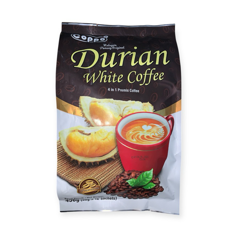 Jual COPPO | MALAYSIAN PENANG ORIGINAL - DURIAN WHITE COFFE (456g / 12 ...
