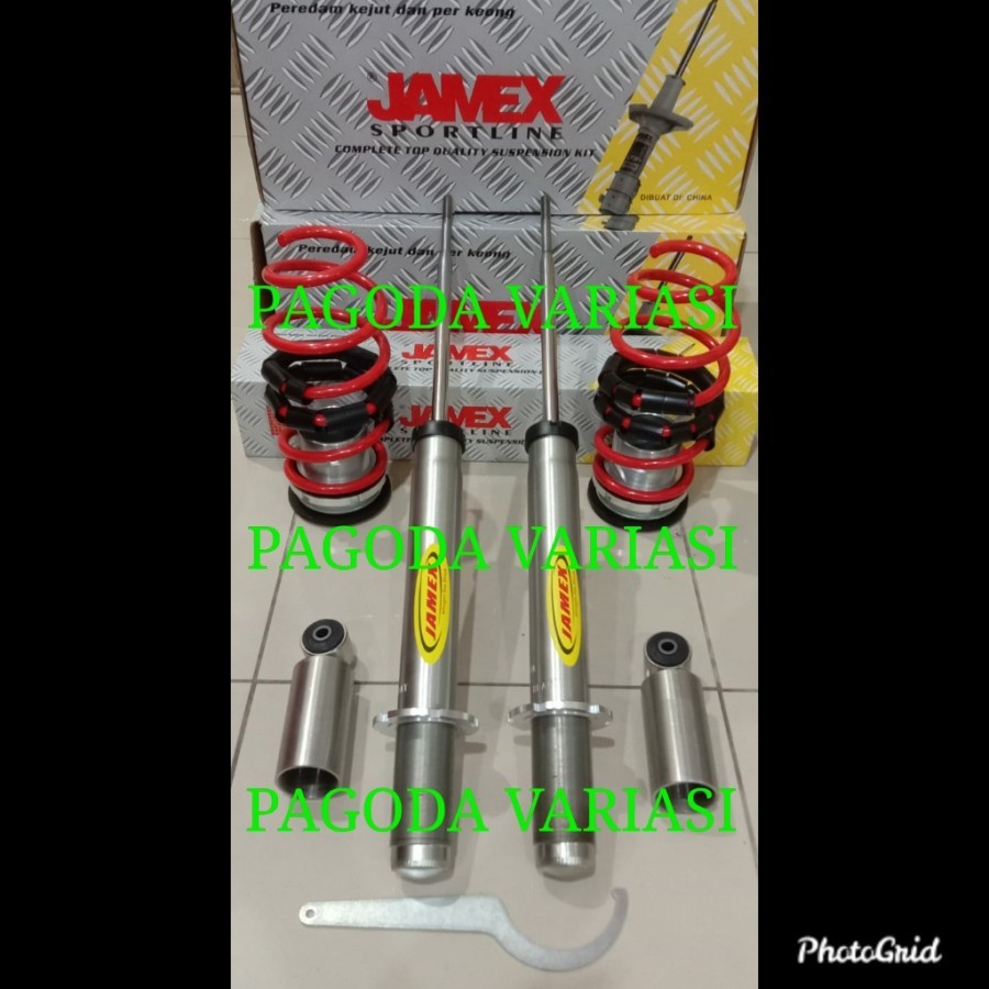 Jual PAKET SHOCK COIL OVER JAMEX PREMIUM ADJUSTABLE CEPER/TINGGI HONDA ...