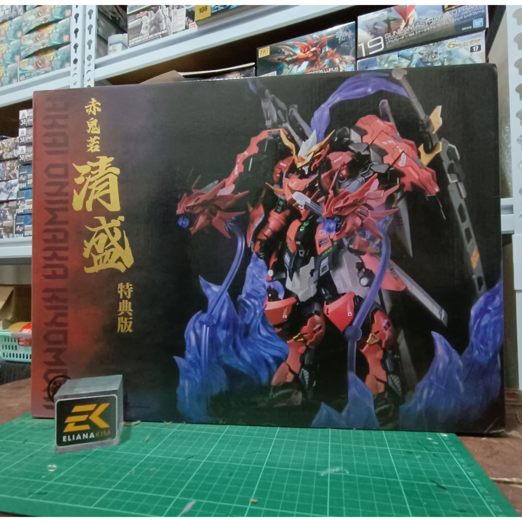 Jual MG 1/100 Gundam AKAI ONIWAKA KIYOMORI (RED GHOST QING SHENG ...