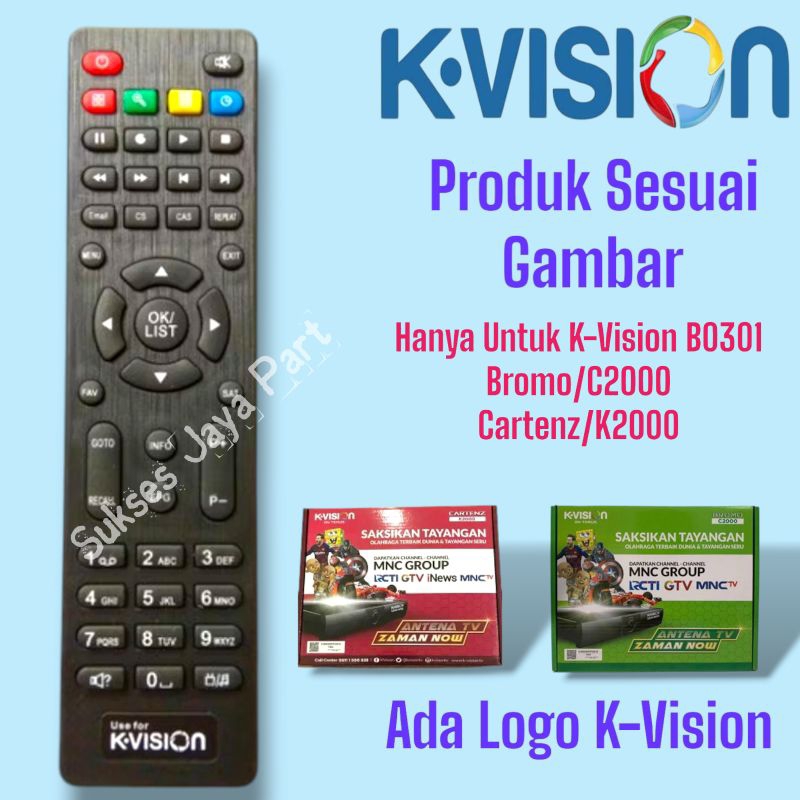 Jual Remote K-Vision Bromo C2000 Remote Parabola K-Vision ada Logo ...