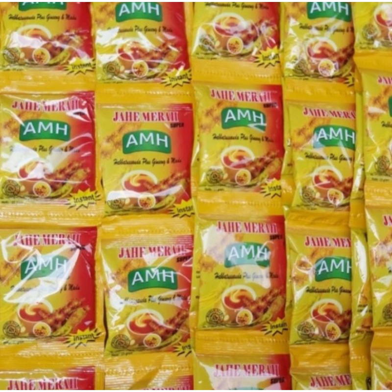 Jual Jahe Merah AMH 10 sachet 1 rtg | Shopee Indonesia