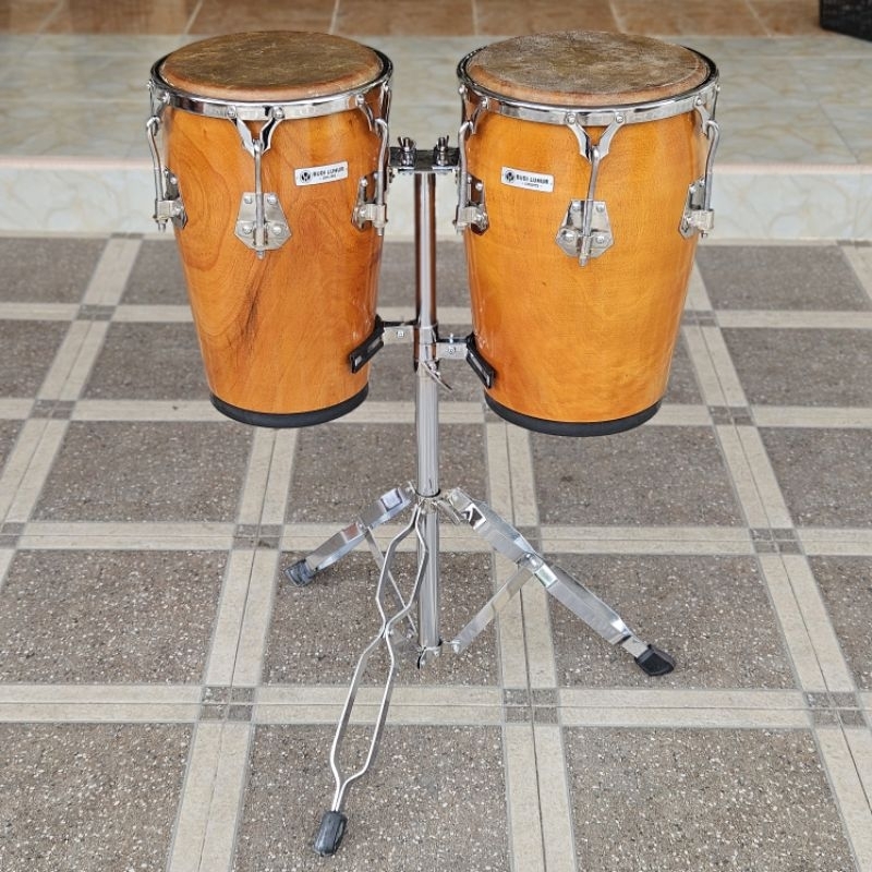 Jual Mini Conga Travel Conga Bongo Drum Head Kulit Sapi 9 inch 10 inch ...