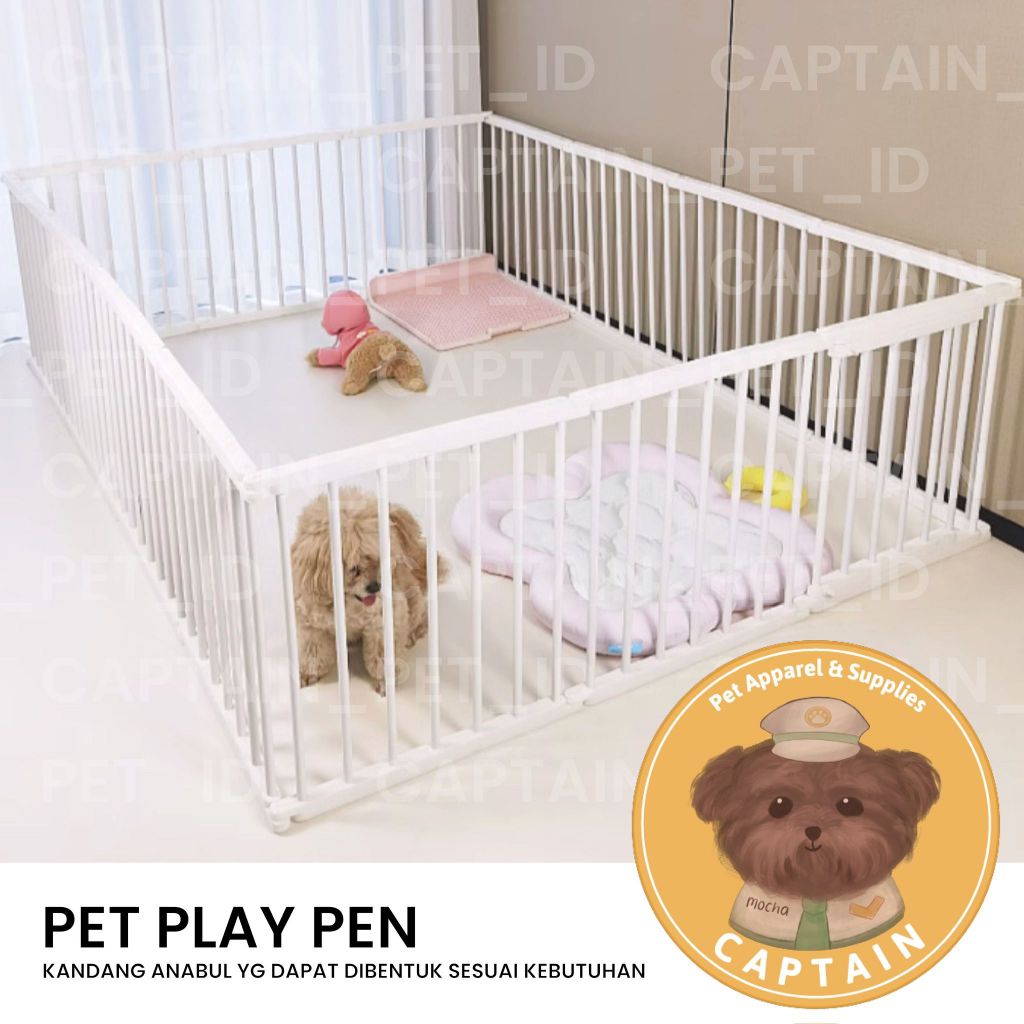 Jual KANDANG ANJING KUCING DOG PLAY PEN PAGAR HEWAN PELIHARAAN DOG ...