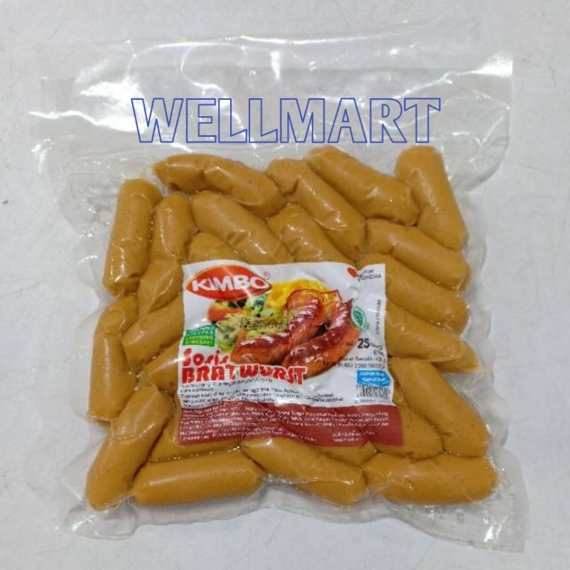 Jual Kimbo Sosis Mini Bratwurst 450g Isi 25 Sosis Sapi dan Ayam Sosis ...