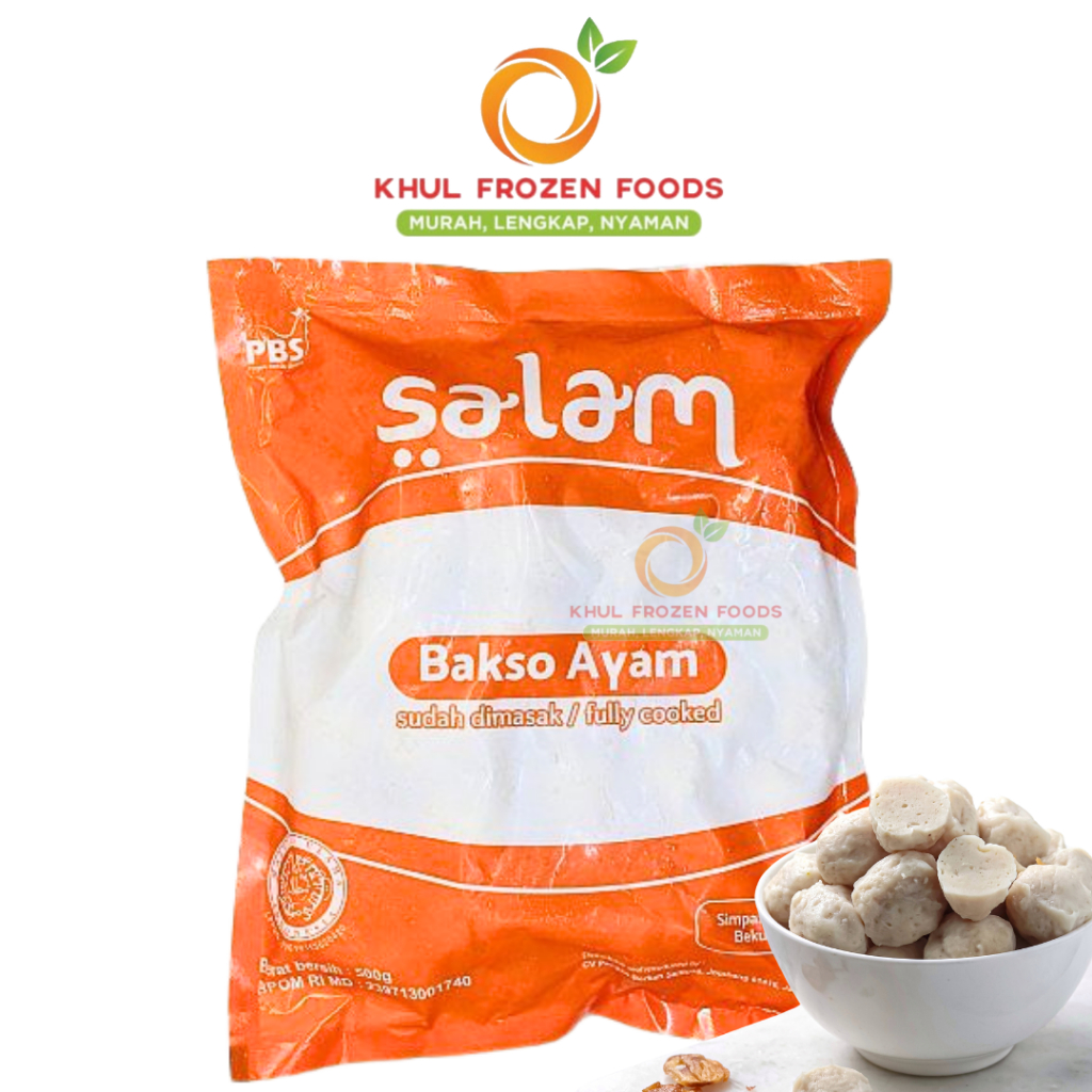 Jual Salam Bakso Ayam 500gr/ SALAM/ Bakso ayam/ Bakso ayam frozen ...