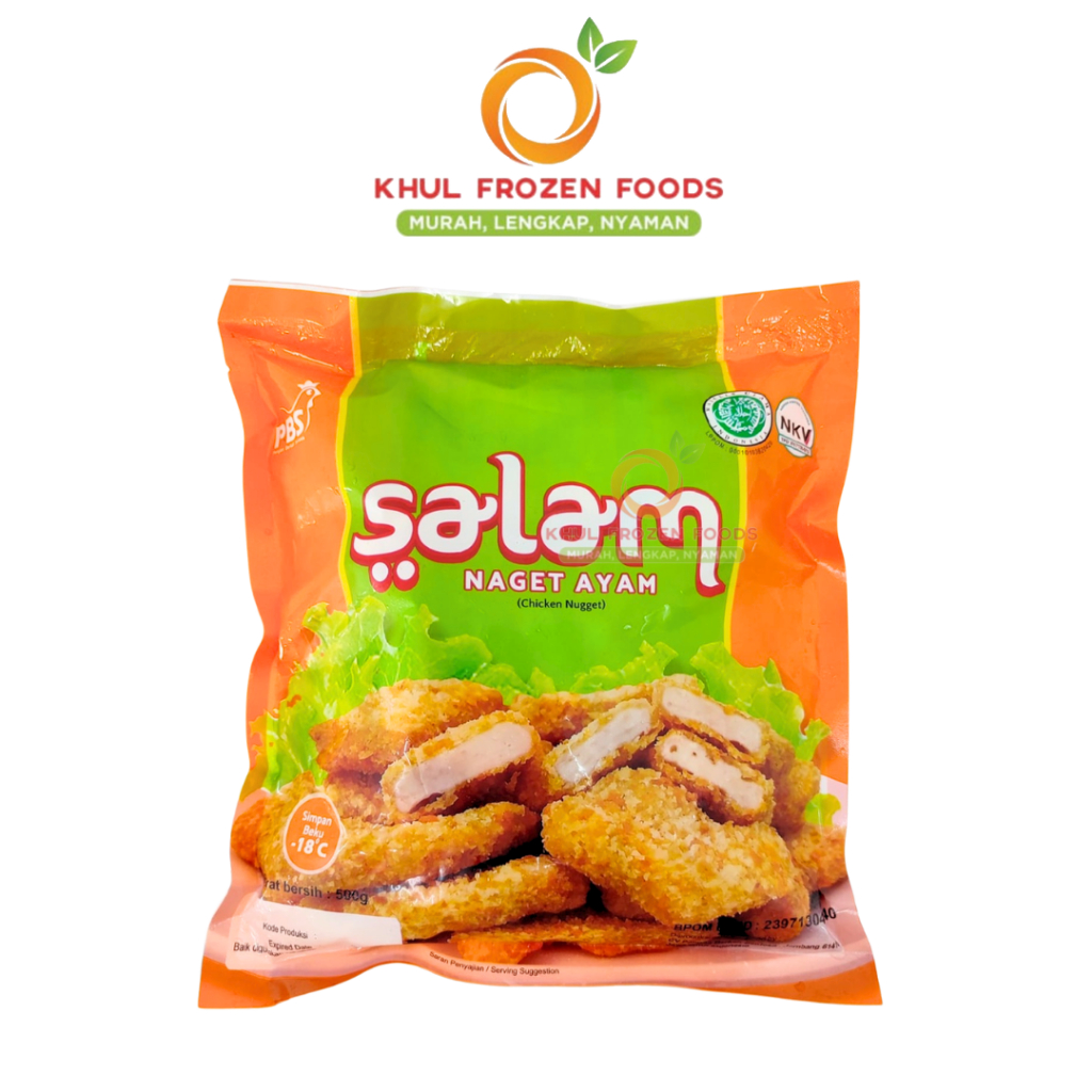 Jual Salam Nugget Ayam 500Gr// SALAM/ nugget ayam/ naget ayam frozen ...