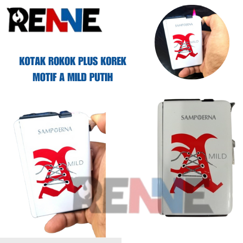 Jual Kotak Plus Korek Api Motif A Mild Putih | Shopee Indonesia