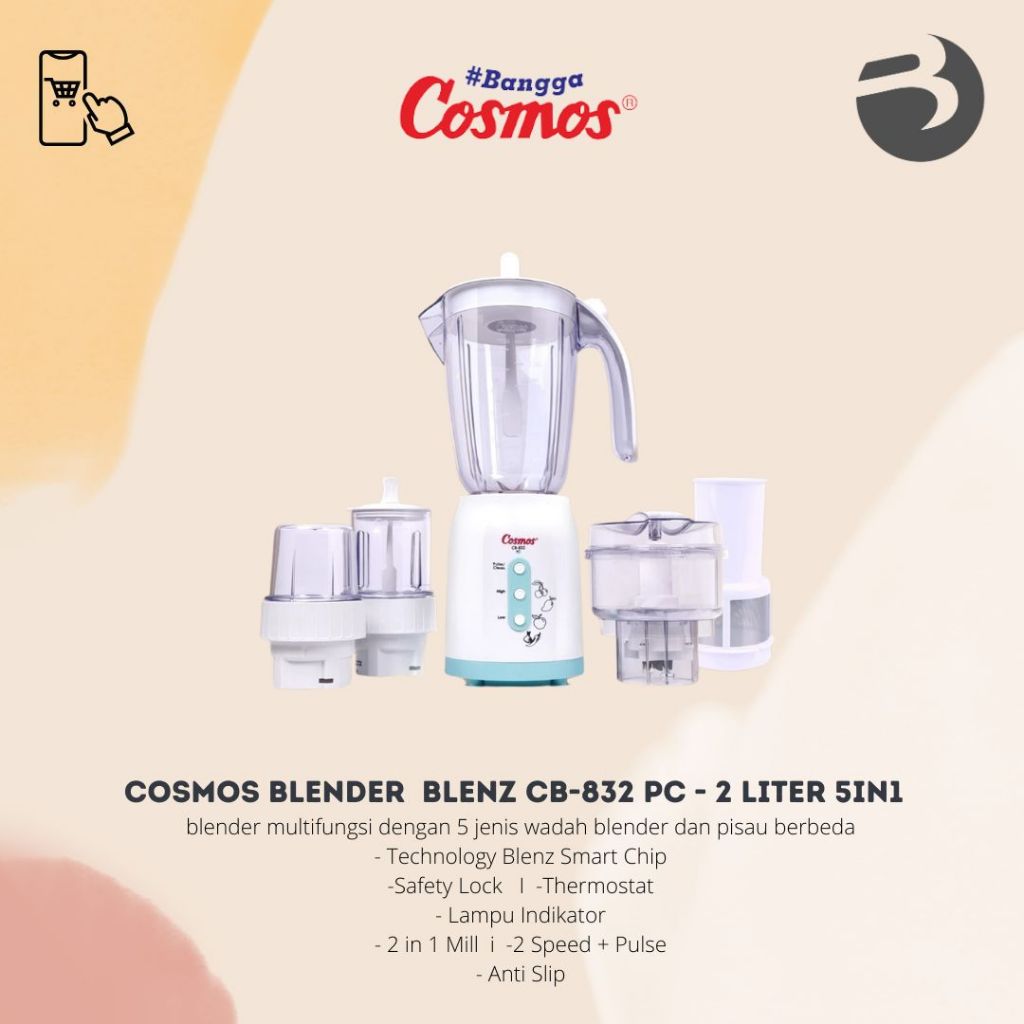 Jual Cosmos Blender Blenz CB 832 PC / CB 802 PCF / CB832PC / CB802PCF ...