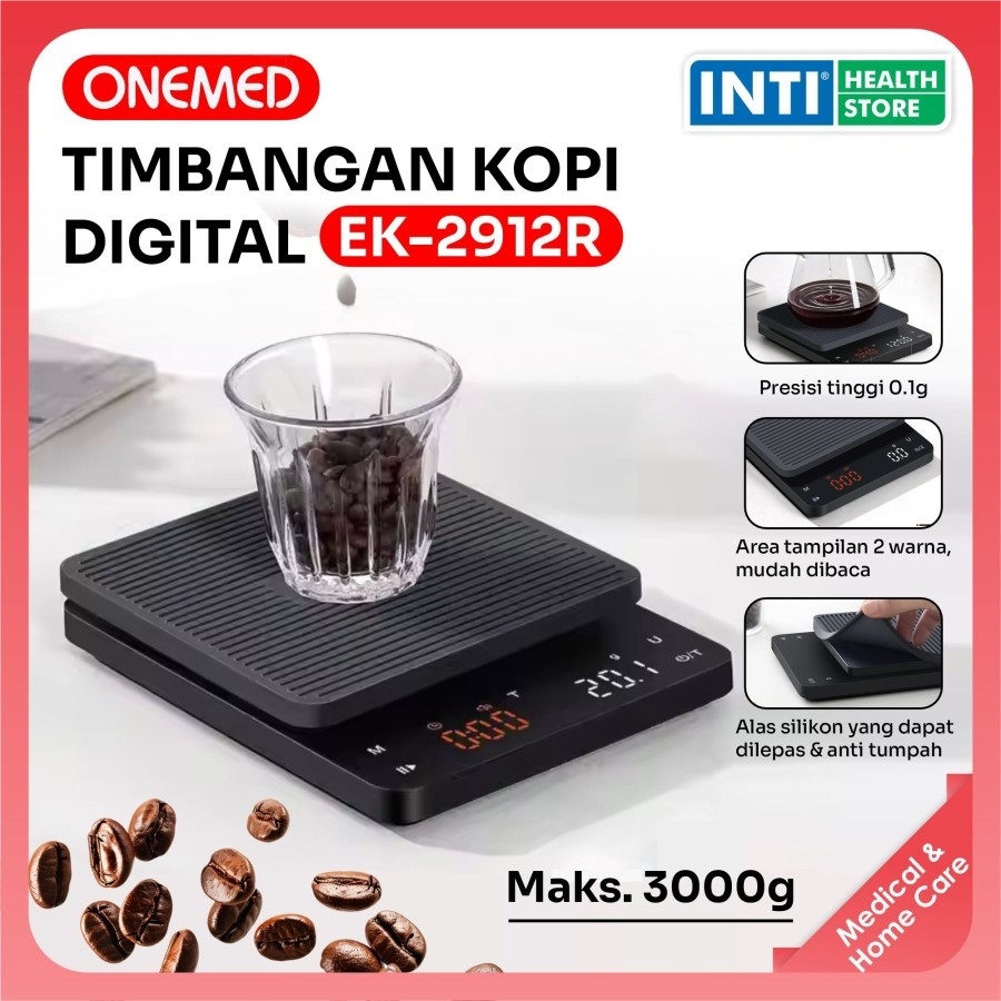Jual Onemed | Timbangan Kopi Digital EK 2912 R With USB | Digital Coffee Scale Touch Screen ...