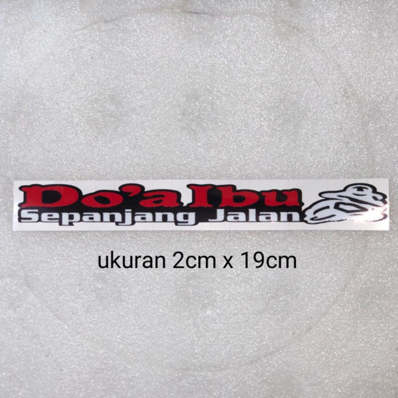 Jual stiker vinyl tulisan (doa ibu) | Shopee Indonesia