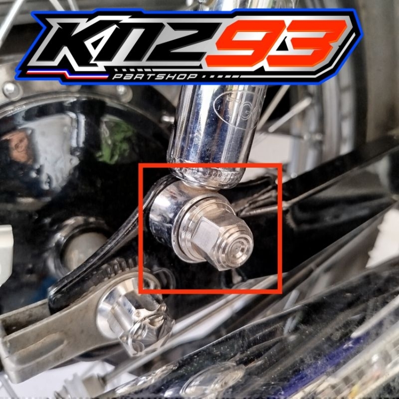 Jual MUR SHOK BELAKANG RX KING RX S YT MODEL SPIRAL TOPI P TITANIUM ...