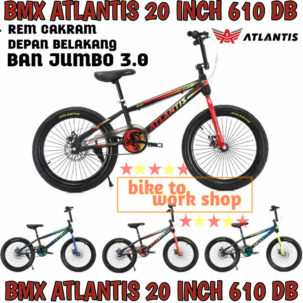 Jual SEPEDA BMX ATLANTIS VELION BNB SALVO MORISON 20 INCH CAKRAM BAN ...