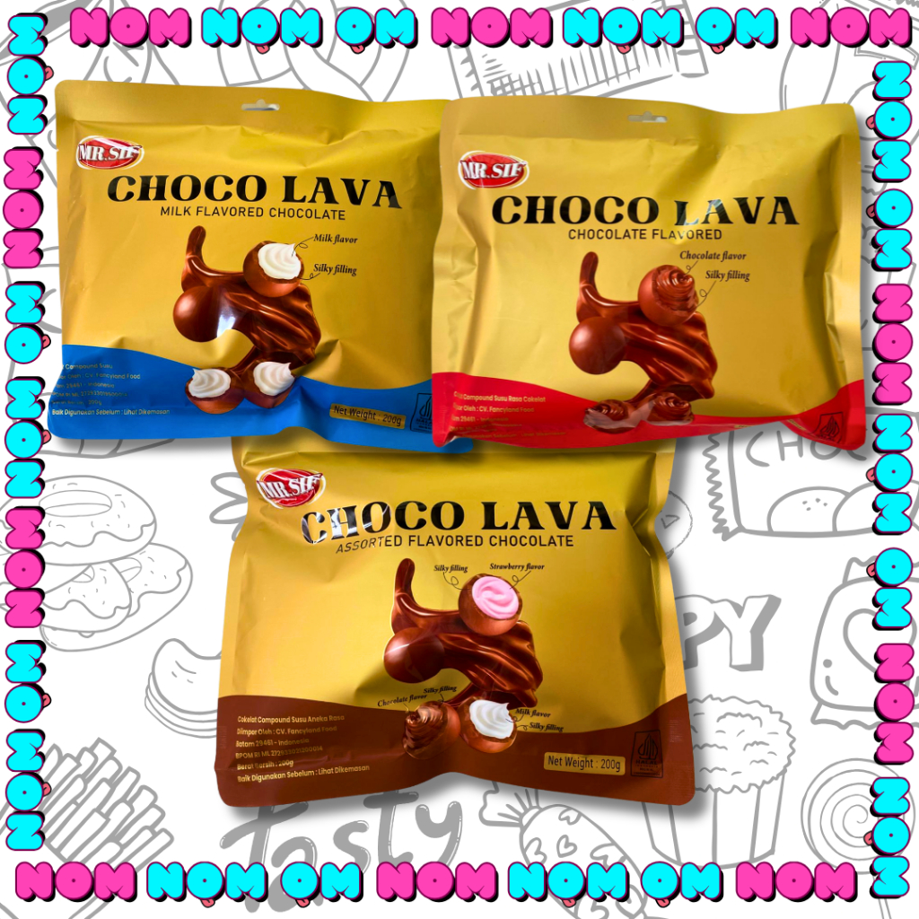 Jual MR. SIF Choco Lava Milk, Lava Choco & Lava Assorted [200gr ...