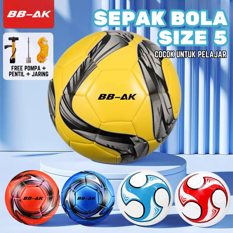 Jual Bola Sepak Size 5 / Bola Futsal / Bola Bliter Dijahit Manual Bonus ...