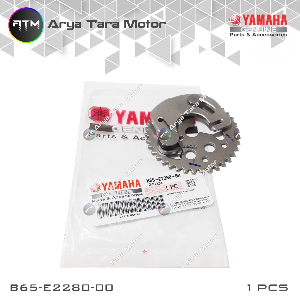 Jual Gear Sentrik (B65) Lexi 125 2019-2022, Aerox 155 2020 B65-E2280-00 YGP (Yamaha) | Shopee ...