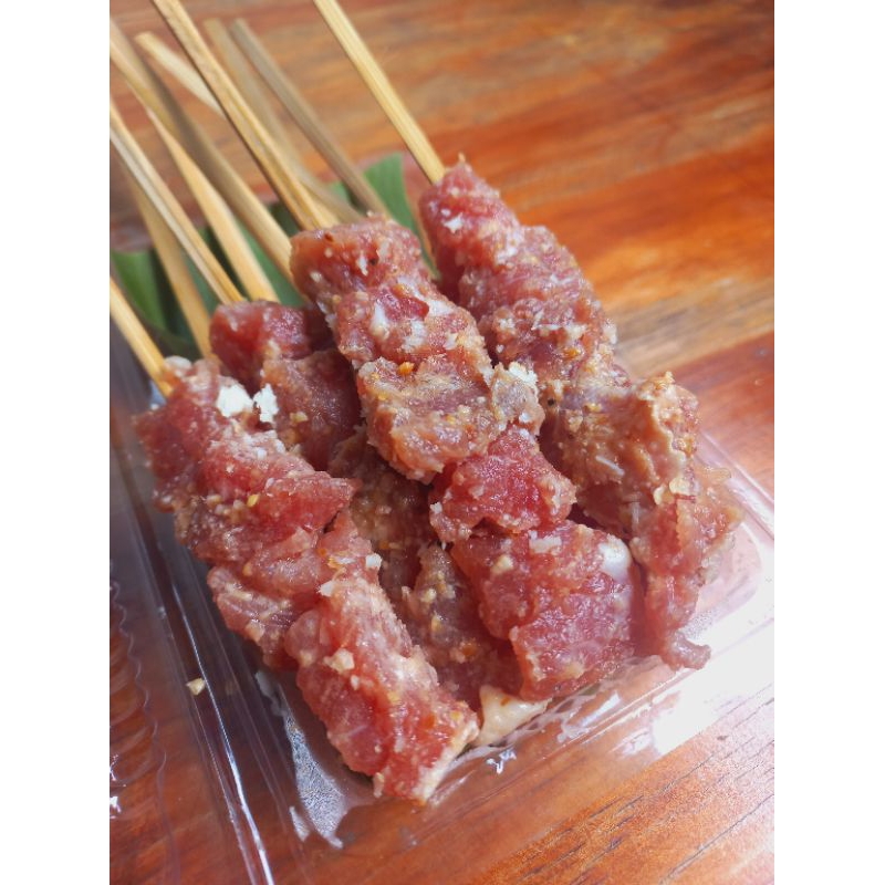 Jual Sate Maranggi Sapi Polos Tanpa Lemak Khas Purwakarta 10 Tusuk ...