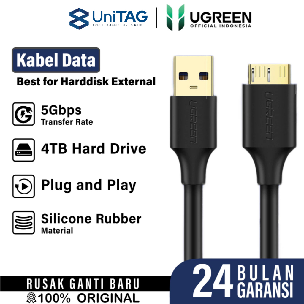 Jual UGREEN Kabel Enclosure USB Micro B Harddisk HDD External Digital ...