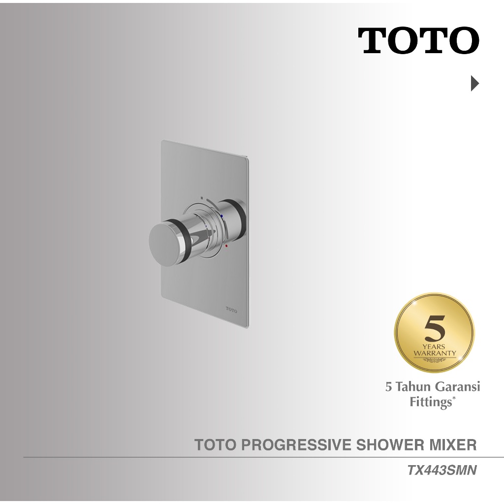 Jual TOTO Progressive Shower Mixer TX443SMN | Keran Shower | Shopee ...