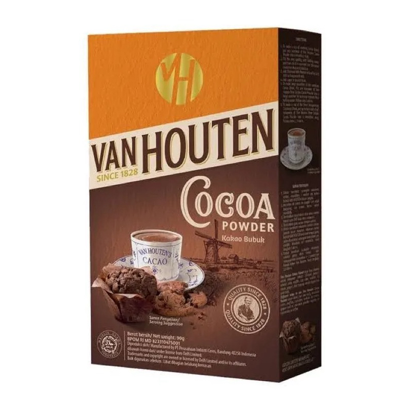 Jual Cocoa Powder Van Houten 80g | Shopee Indonesia