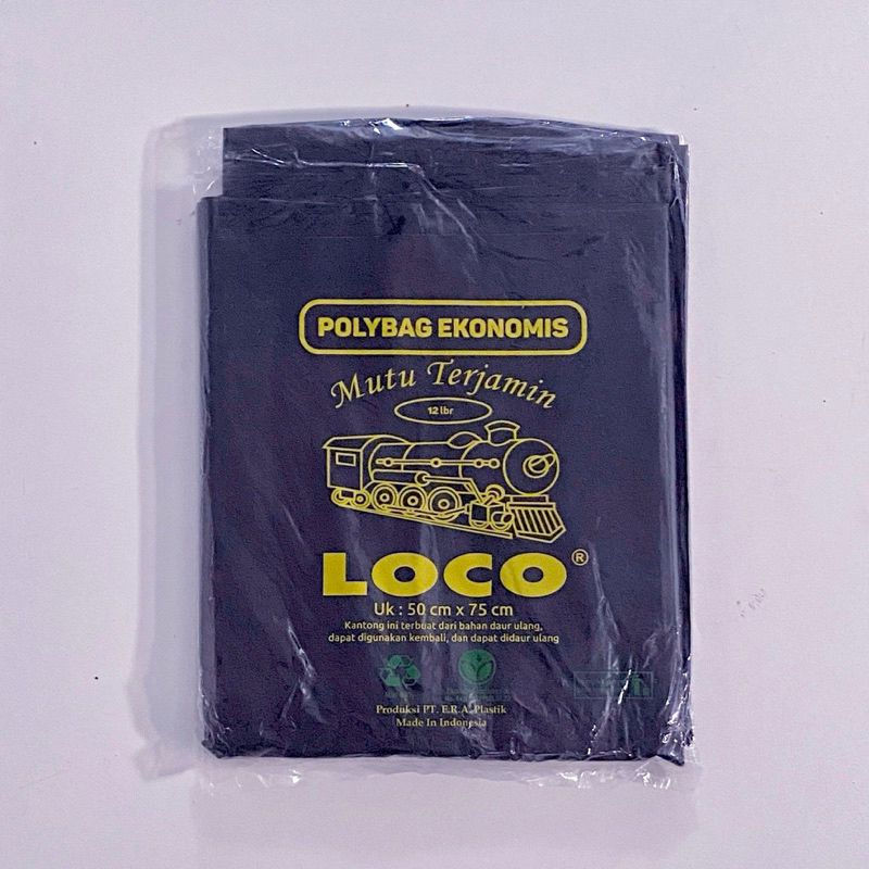 Jual Polybag 50x75 isi 12 lembar Plastik Sampah Loco Ekonomis | Shopee ...