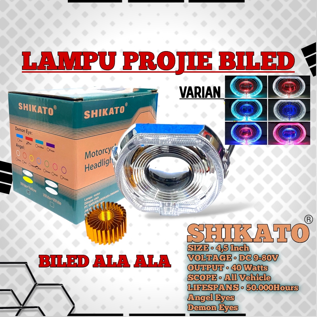 Jual Lampu Projie Biled ala ala 4,5 inch 40Watt lampu biled projie plus ...