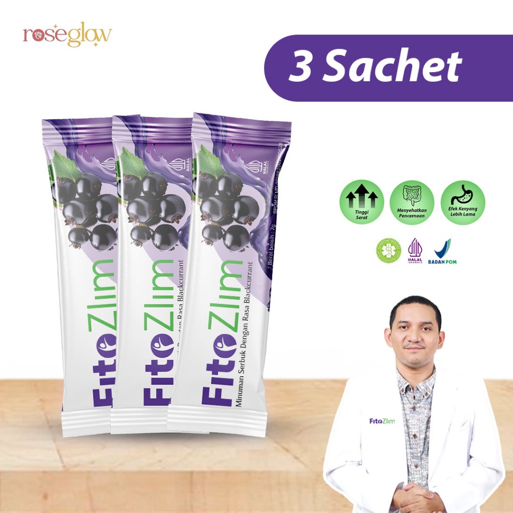 Jual FitoZlim Minuman Diet Tanpa Mules Isi 3 Sachet Minuman Diet ...