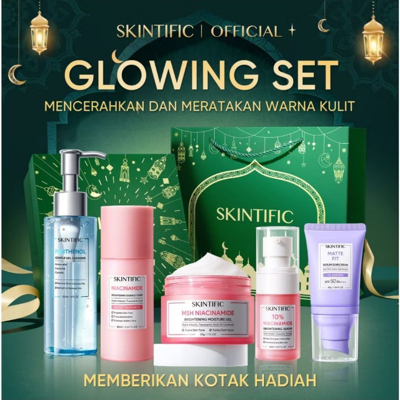 Jual Skintific 5 Pcs,Glowing Set,Barrier Set,Dark Spot Set,Retinol Set ...
