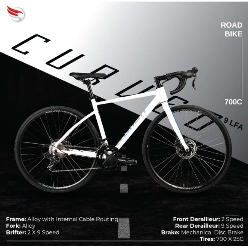 Jual road bike rb element curved lt 2x8sp LFA 2x9sp | Shopee Indonesia