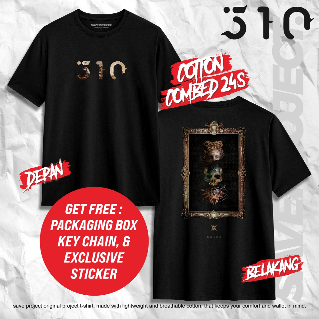 Jual SAVE. Project | 510 "ORIGIN" | Kaos Metal Band 510 Origin | 510 ...