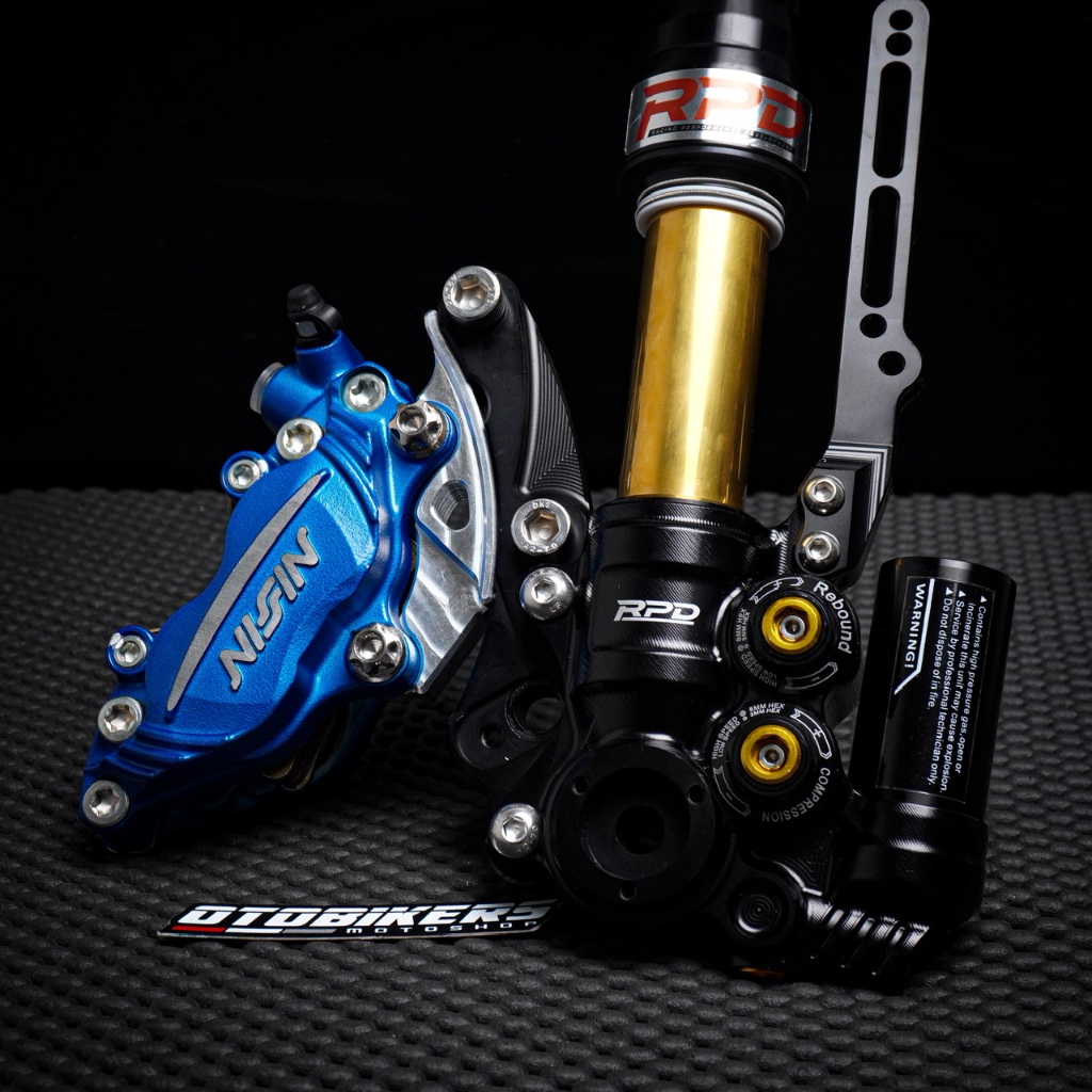 Jual BREKET CNC NMAX Aerox BUTTOM SHOCK USD RPD ( Untuk KALIPER Nissin ...