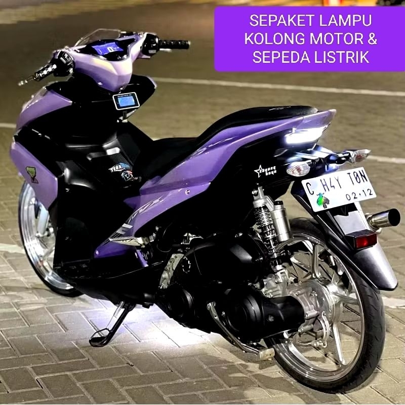 Jual SEPAKET LAMPU KOLONG MOTOR & SEPEDA LISTRIK LAMPU LED PLASMA ...