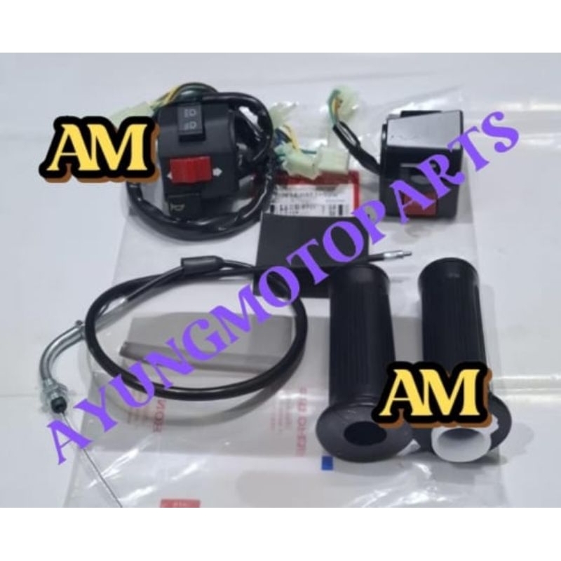 Jual SAKLAR SET + PAKET KABEL GAS ASTREA GRAND LEGENDA AHM | Shopee ...