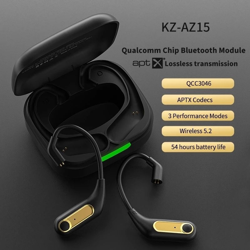 Jual TWS KZ AZ15 APTX modul bluetooth iem PIN C | Shopee Indonesia