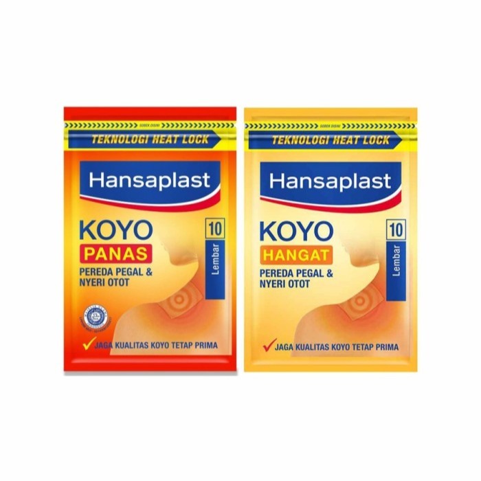 Jual Hansaplast Koyo Hangat Panas Pereda Nyeri Resealable Sachet 10 ...