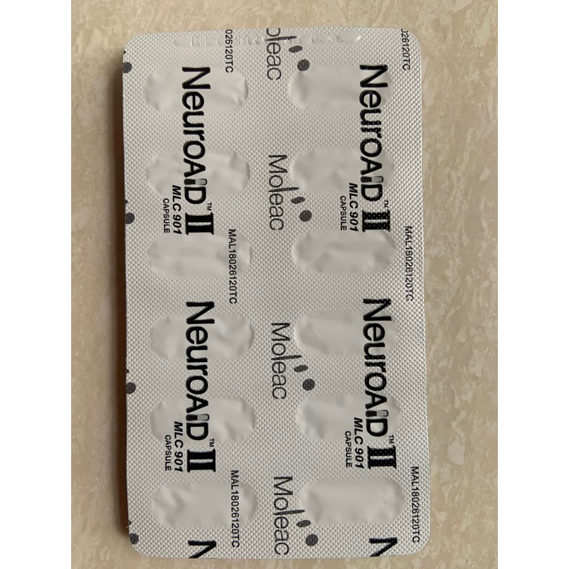 Jual Neuroaid II MLC 901 strip, 12 capsules | Shopee Indonesia