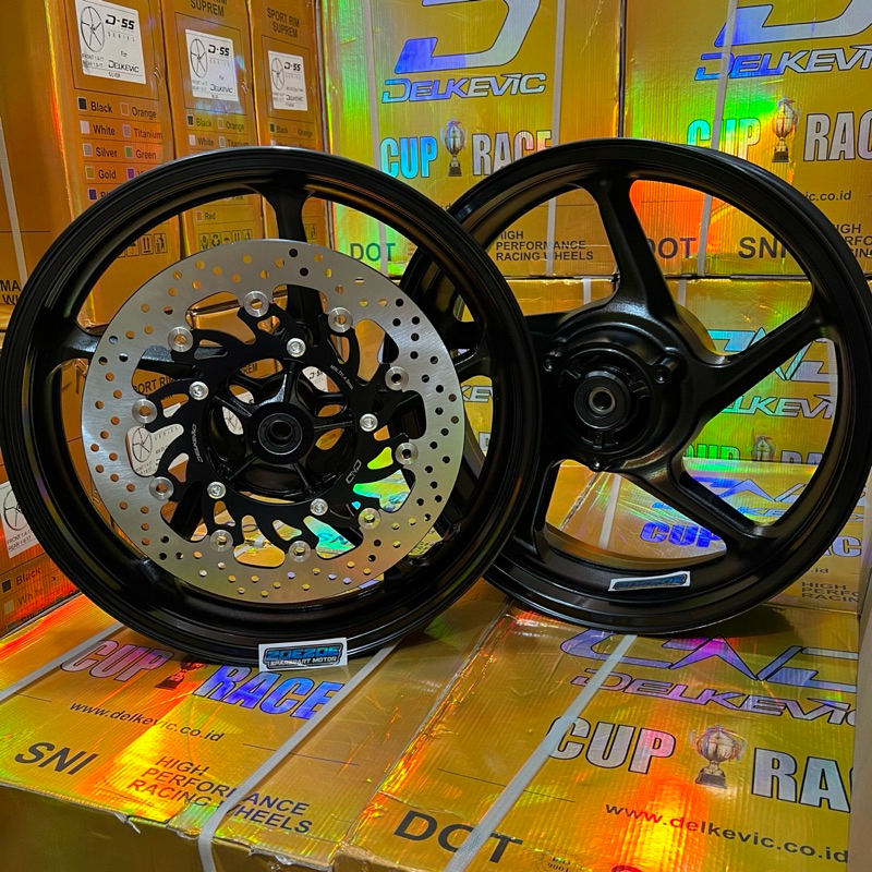 Jual Velg Delkevic Ninja 250 Fi (2013-2017) Single Disc Tapak Lebar ...