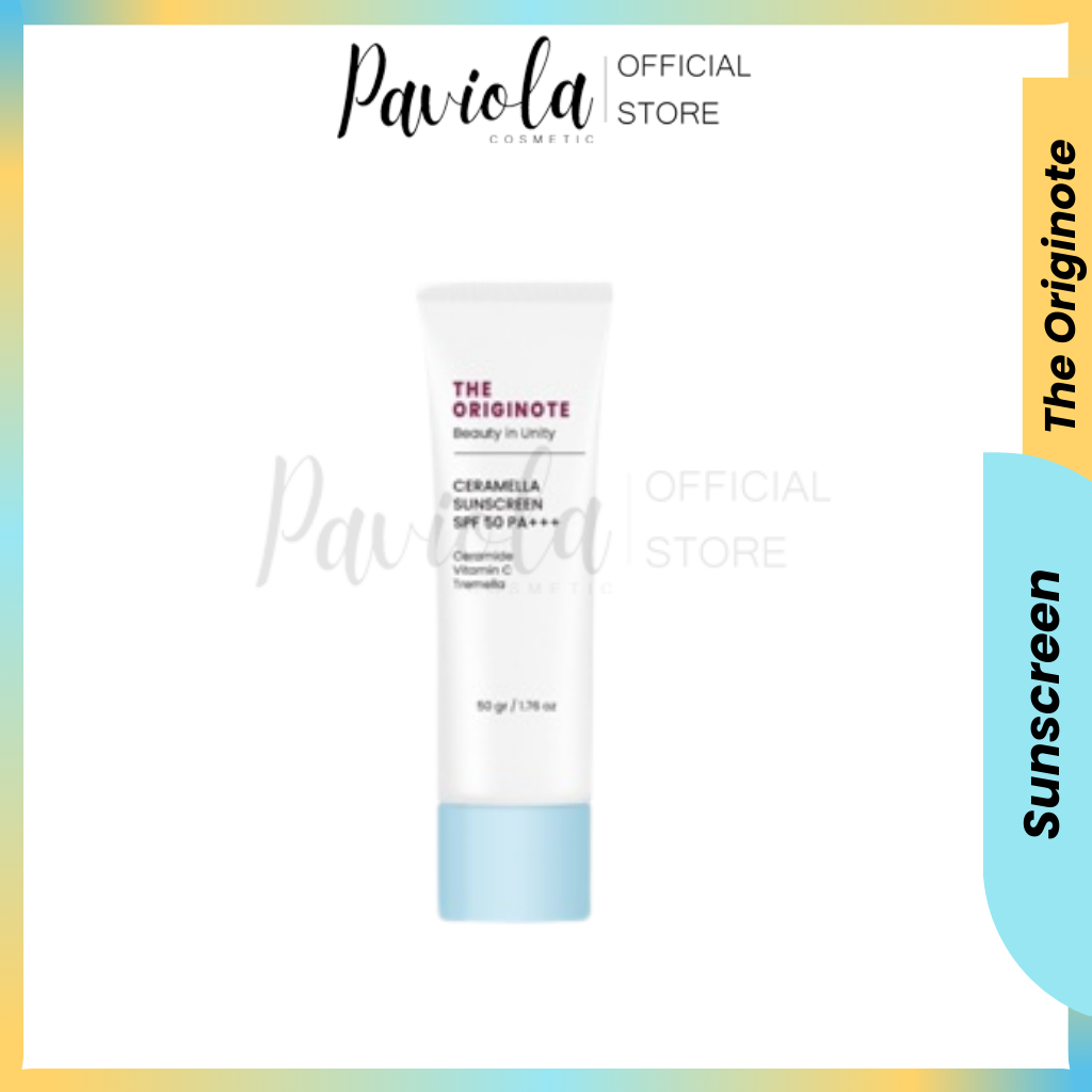 Jual The Originote Ceramella Sunscreen SPF50 PA+++ Serum Skin Barrier ...