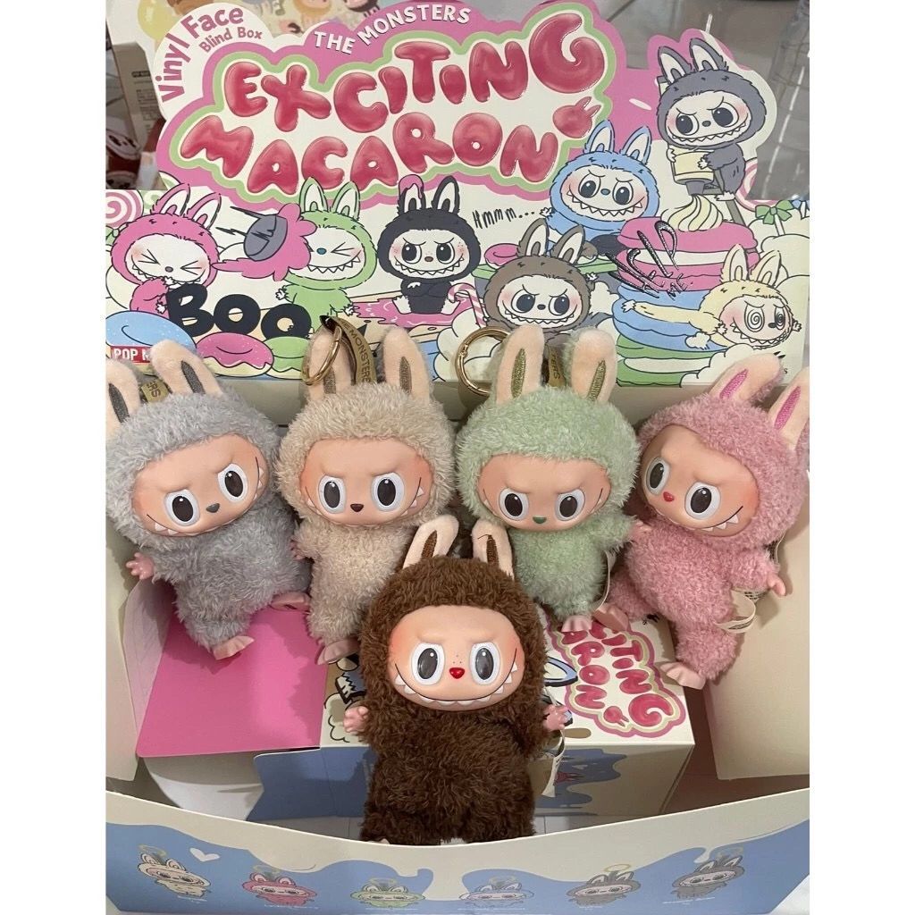 Jual PopMart Labubu Macaron Lucu Boneka Monster // mainan labubu ...