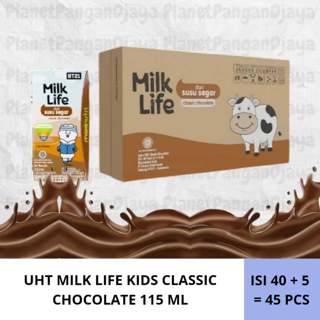 Jual Susu UHT Milk Life Kids 115 ML 1 Dus Isi 45 Pcs | Shopee Indonesia