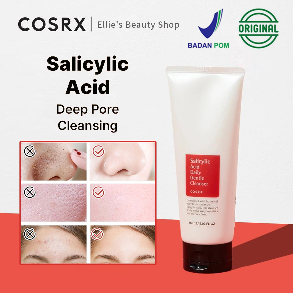 Jual COSRX Facial Wash Salicylic Acid Daily Gentle face Cleanser 150ml ...