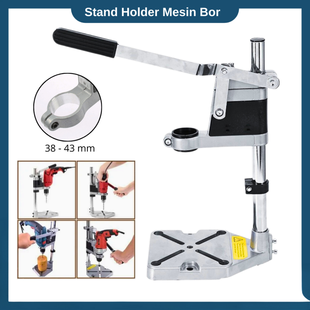 Jual Stand Drill Dudukan Mesin Bor Tangan Menjadi Bor Duduk Drill Stand Alumunium Drill Stand ...