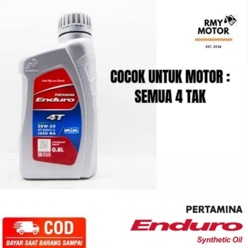 Jual PAKET 2 BOTOL BARANG OLI MOTOR ENDURO 4T PERTAMINA 20W-50 isi ...