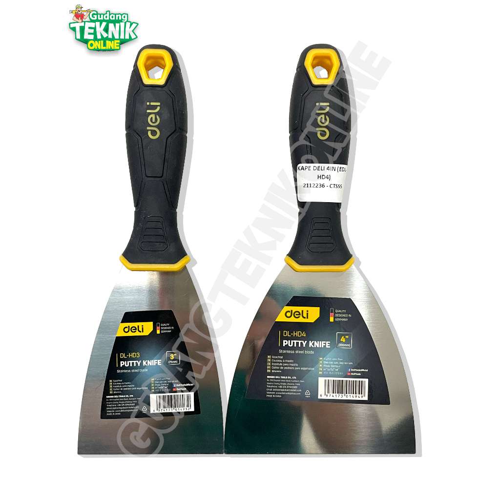 Jual DELI Scraper Kape Kapi 2" 3" 4" DELI EDL-HD2 EDL-HD3 EDL-HD4 ...