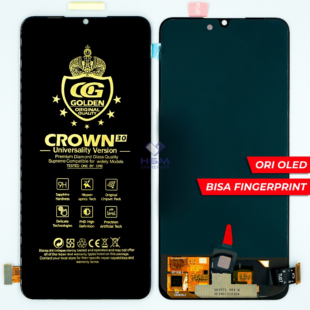 Jual LCD VIVO S1/S1 Pro/Y7S/Y9S OLED FINGERPRINT FULLSET TOUCHSCREEN ...
