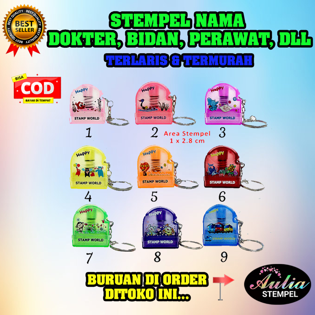 Jual STEMPEL NAMA DOKTER, BIDAN, PERAWAT, DLL | Shopee Indonesia
